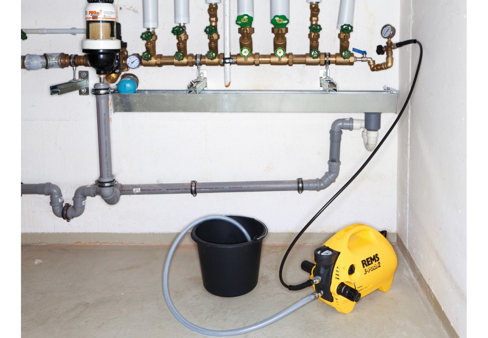 Elektryczna pompa kontrolna REMS E-Push 2 - 115500