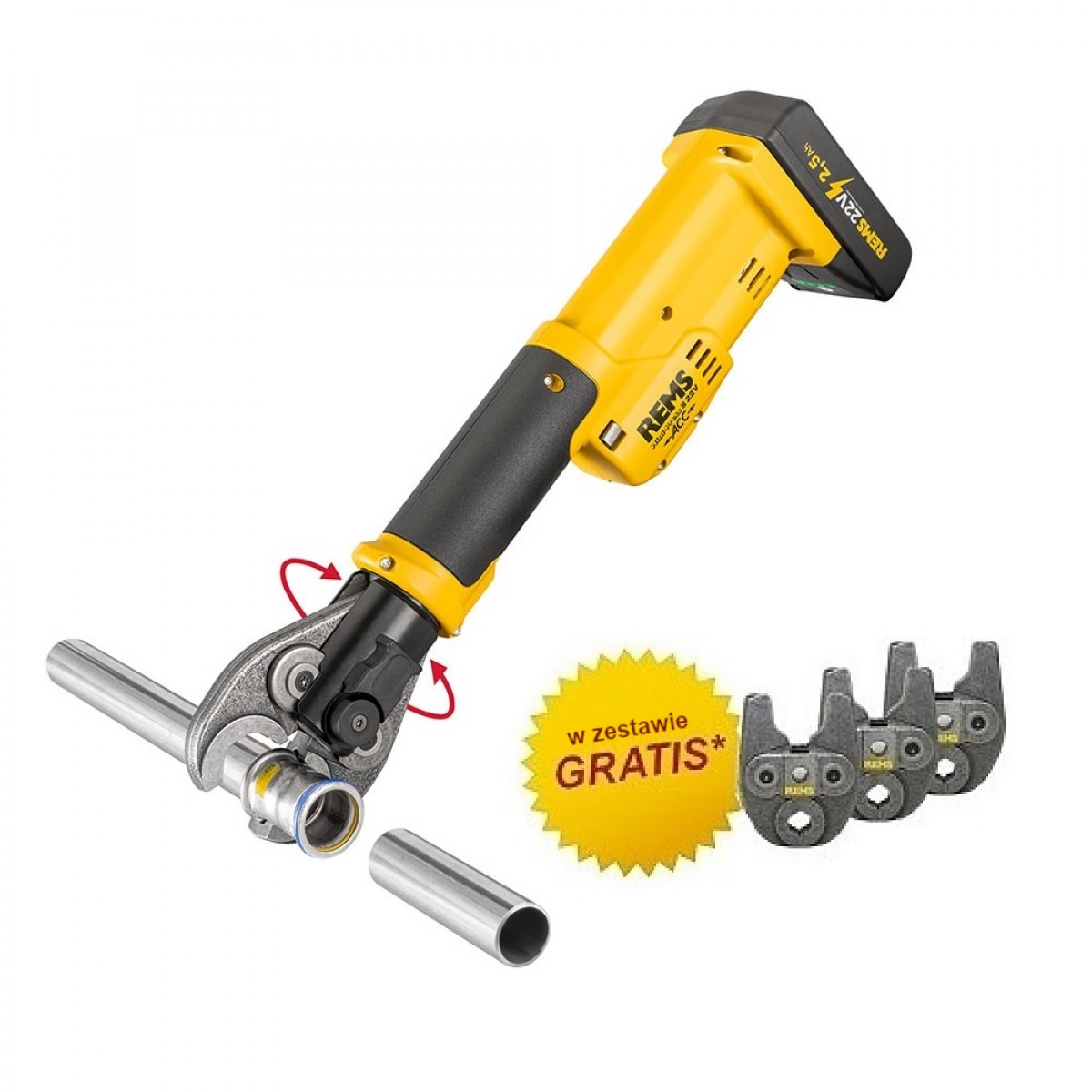 Cęgi zaciskowe REMS Mini Set M 15-18-22-28-35 L-Boxx - 578055